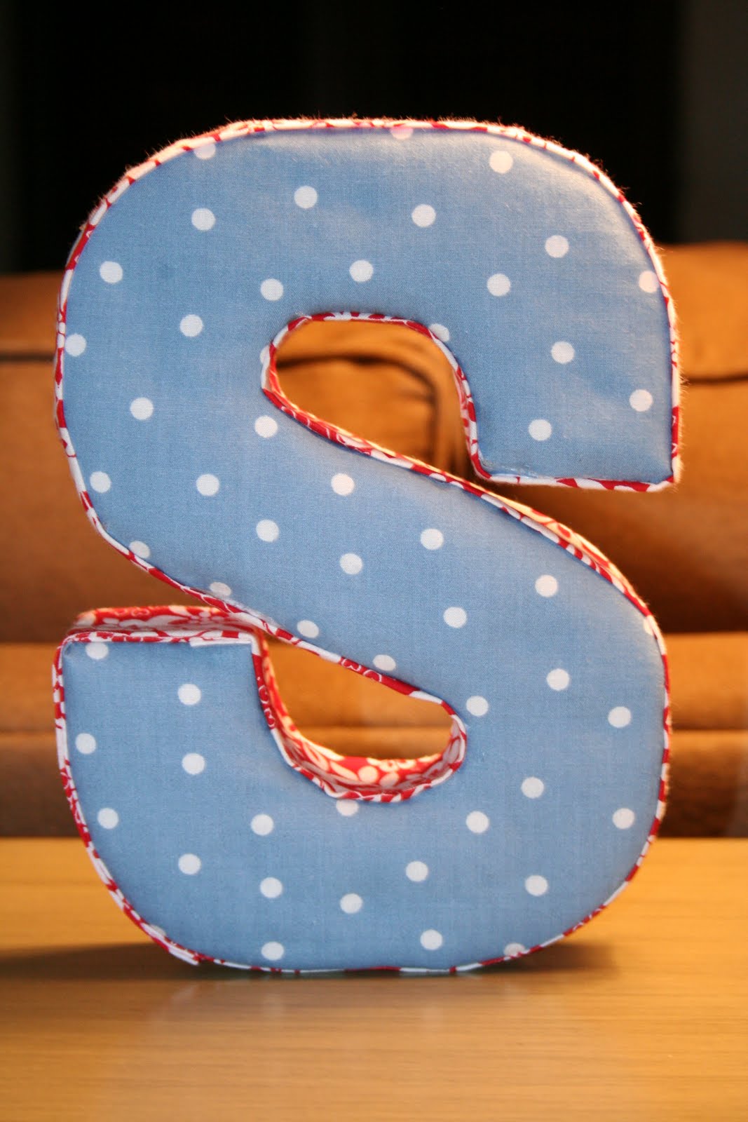 Cracklin' Rosie Designs: Fabric Covered Letters