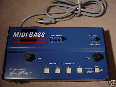 MATRIXSYNTH-B: 360 Systems Midi Bass sound module