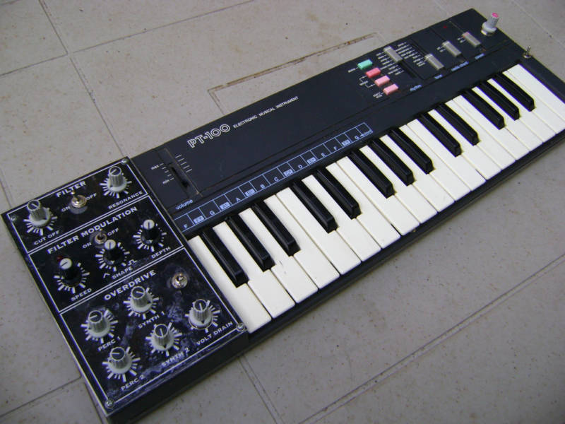 MATRIXSYNTH: Casio PT-100 keyboard moddified by eXfade