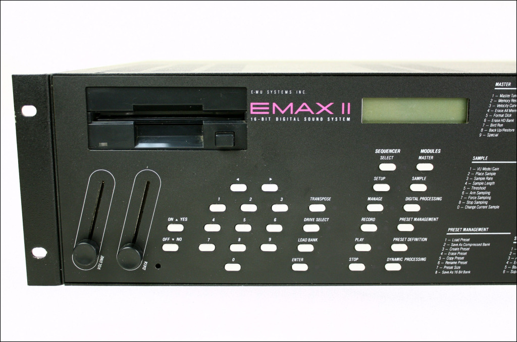 MATRIXSYNTH: Emu Emax II rackmount sampler