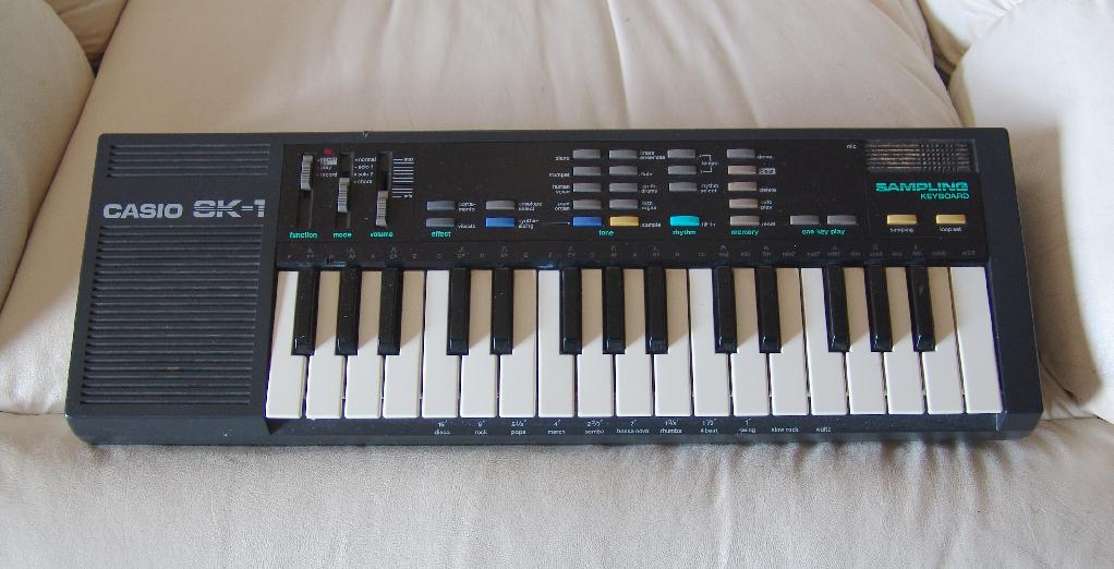 MATRIXSYNTH: CASIO SK-1 SAMPLING KEYBOARD