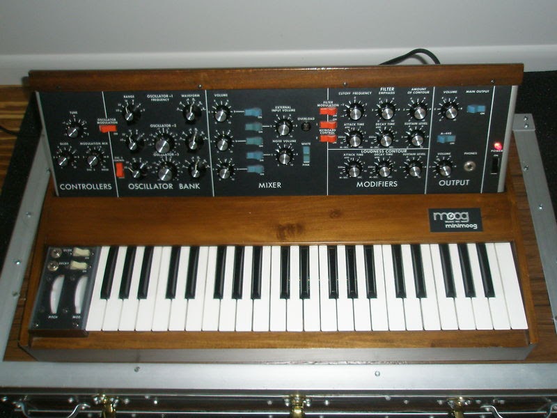 Matrixsynth Moog Minimoog D Synthesizer With Custom Case