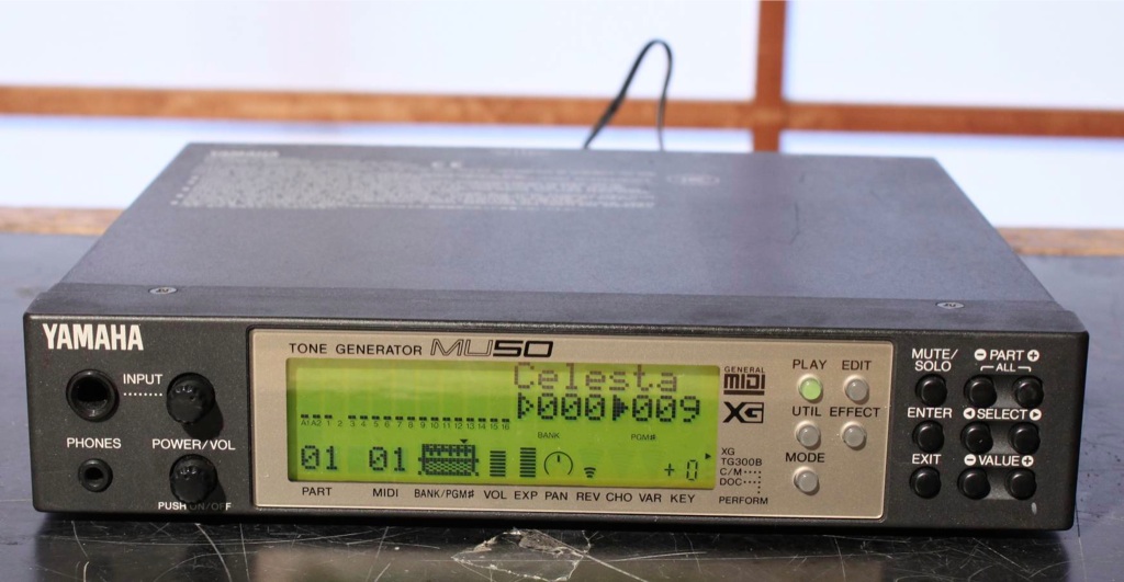 MATRIXSYNTH: YAMAHA MU-50 tone generator XG