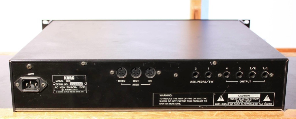 MATRIXSYNTH: KORG M1R-EX M1 rack mounted synth