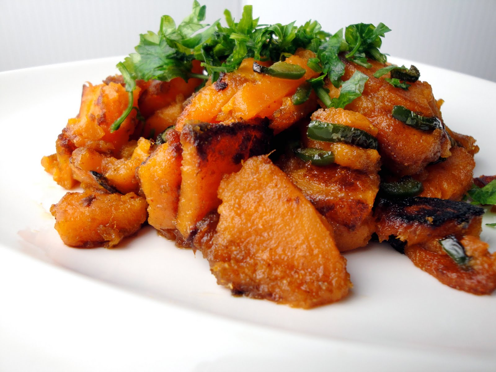 Big Sri's Food: Roasted Yams / Sweet Potatoes with Jalapeno Peppers and ...