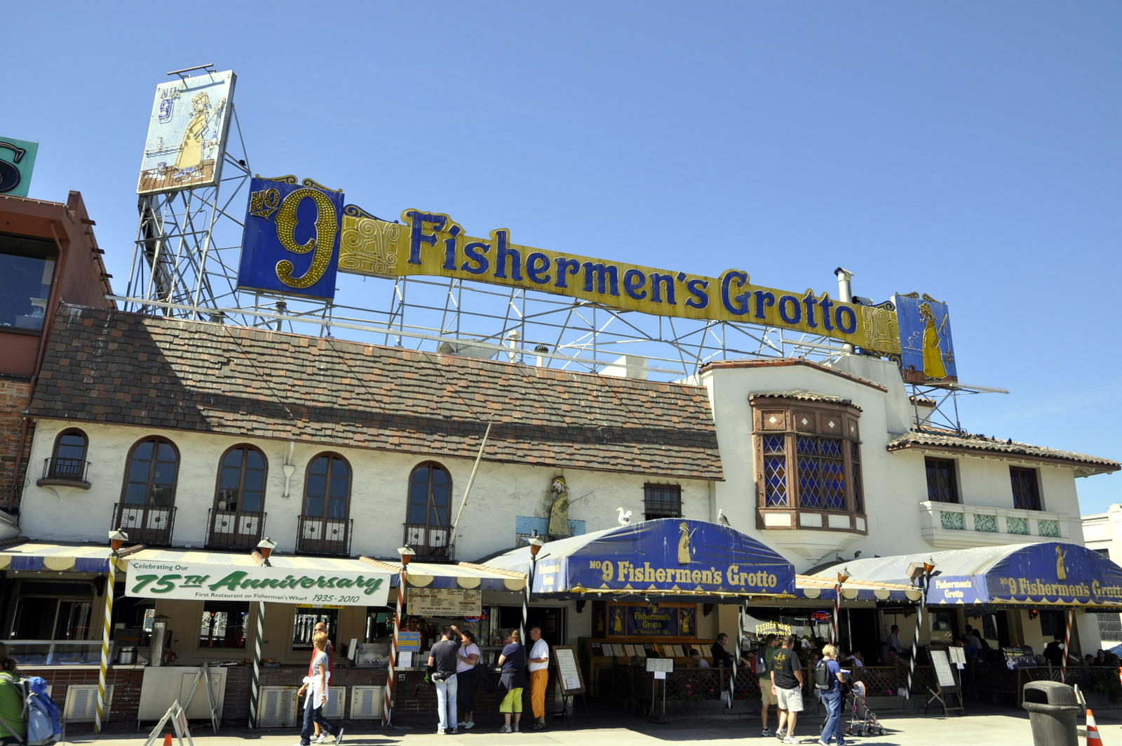 TATTERED AND LOST PHOTOGRAPHS: FISHERMEN'S GROTTO at Fisherman's Wharf ...