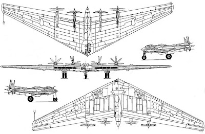 nhungdoicanh: Northrop XB-35 Flying Wing