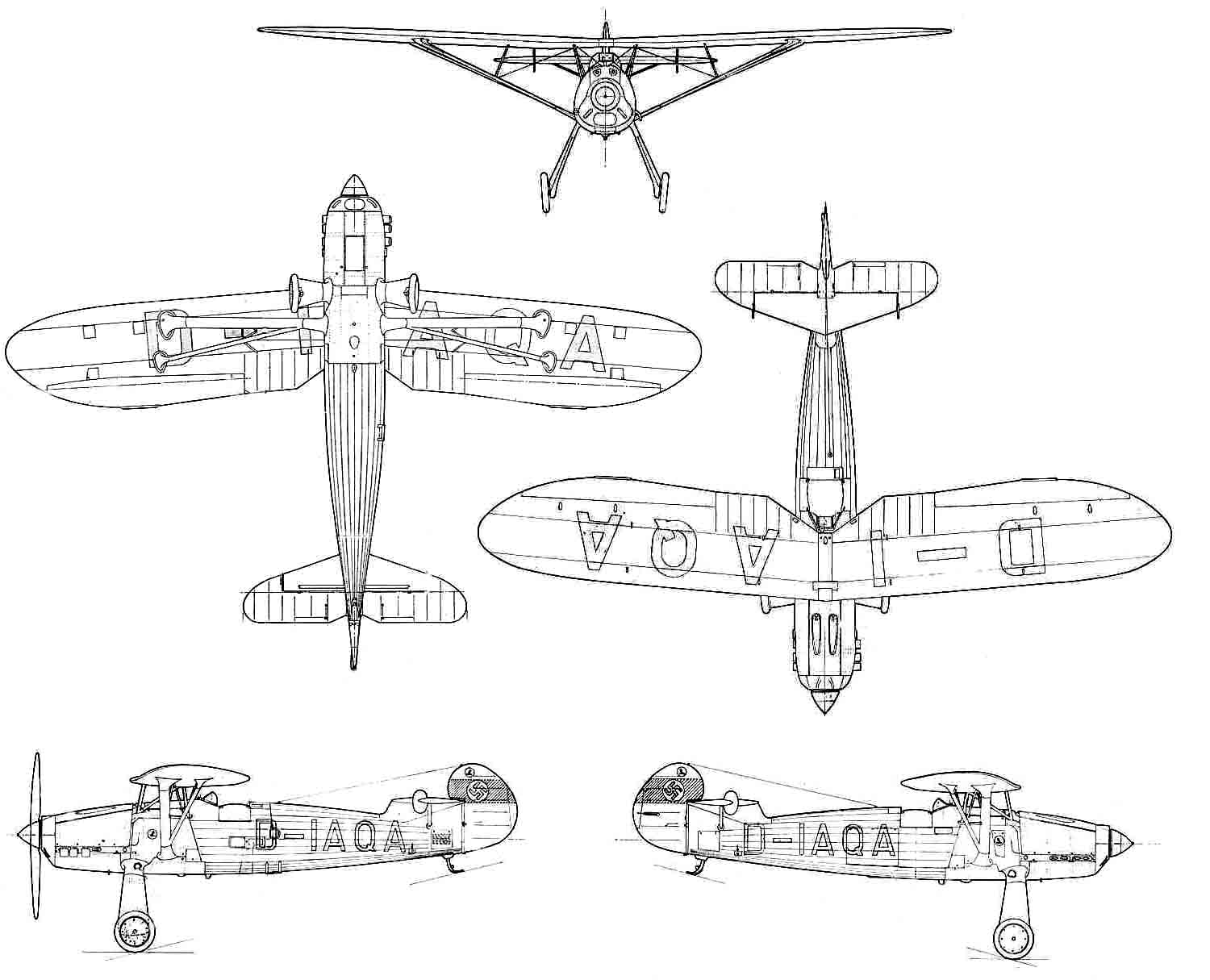 nhungdoicanh: Focke-Wulf Fw-56 Stosser nhungdoicanh: Focke-Wulf Fw-56 Stosser