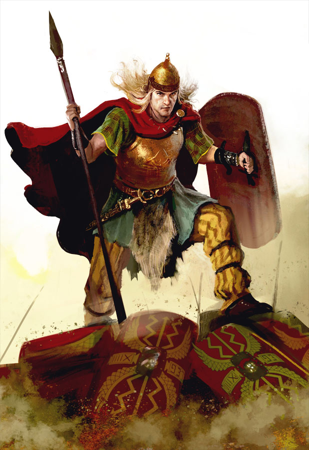 Warriors in art: Vercingetorix by Miguel Coimbra