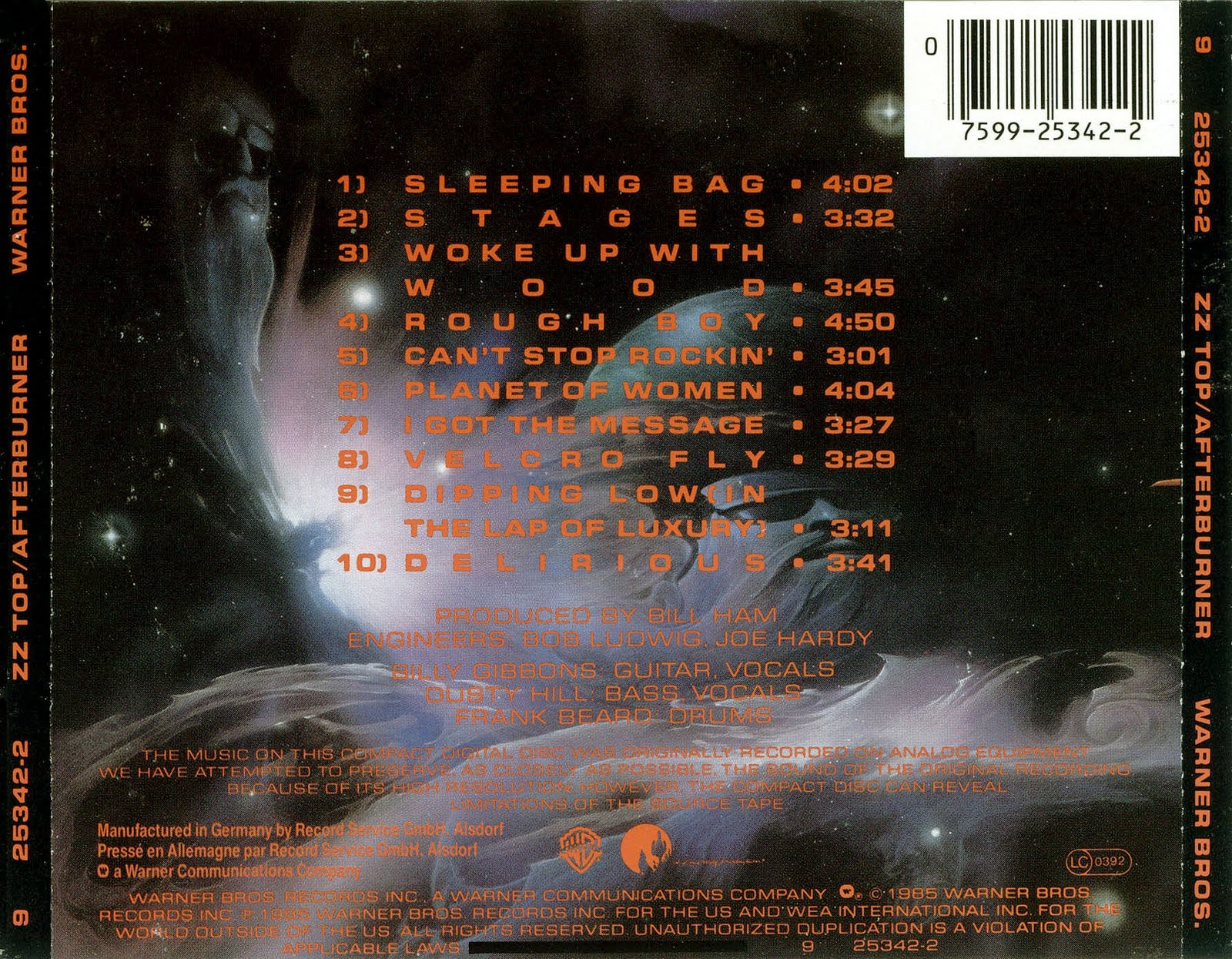 Capas de CDs e DVDs de Rock Online!!!: ( Capa / Cover ) ZZ Top ...