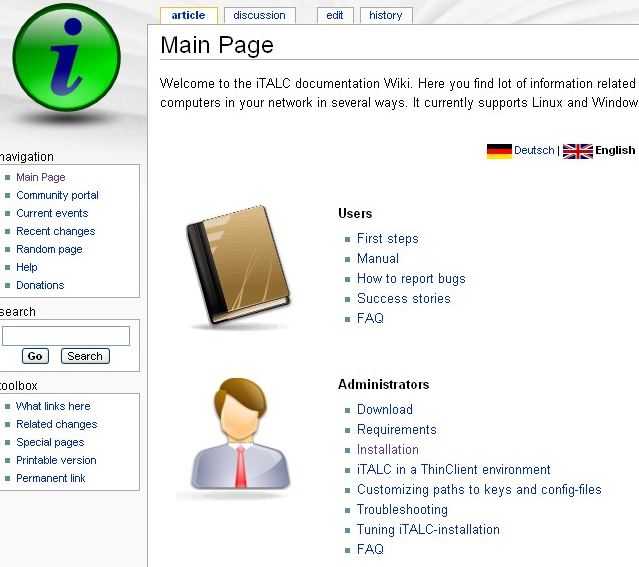 Educational Technology Guy: iTALC - computer management