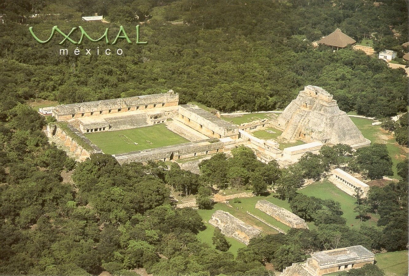 My UNESCO World Heritage Postcards: Mexico - Pre-Hispanic Town of Uxmal