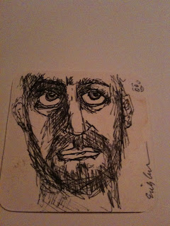 Anythink : creepy strange men drawings