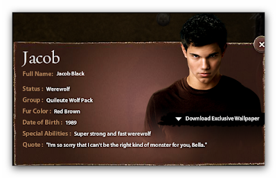 Twilight: Official New Moon Characters Profiles
