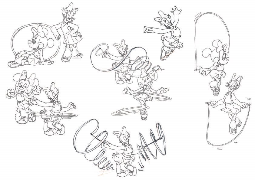 Disney character art archive