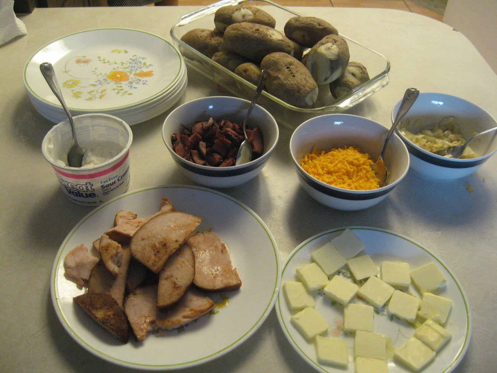 Virginia's Life, Such As It Is!: Baked Potato Night and Other Buffet ...