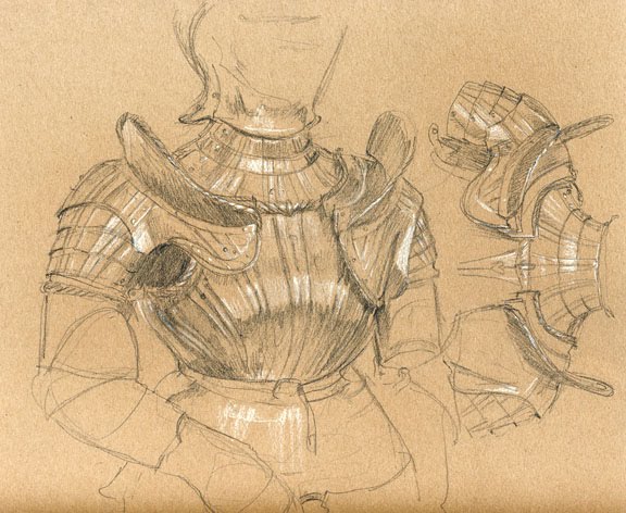 Matthew Stewart Illustration: Armor studies