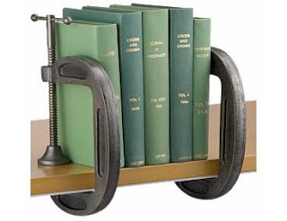 DIgenY: Look for Less: C-Clamp Bookends