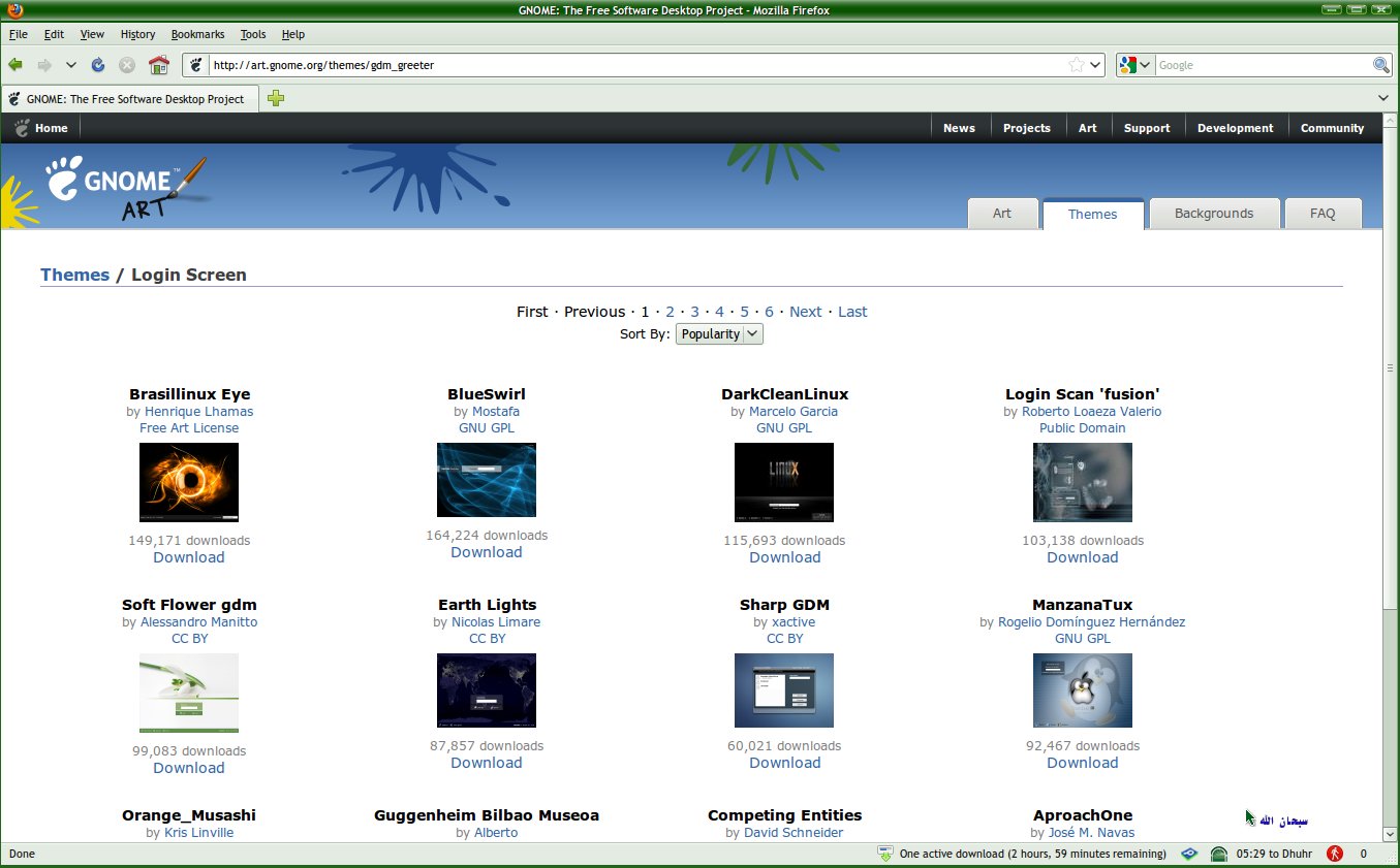 sabily blogsphere: Linux Sabily - Change Themes