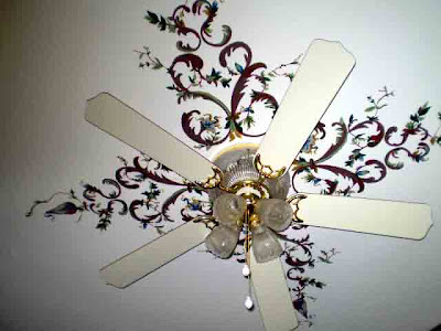 Gwens Murals: Ceiling scroll work