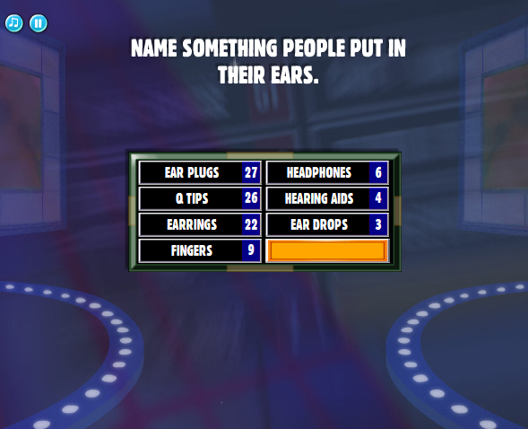 Family Feud Answers: Family Feud - Name something people put in their ears.