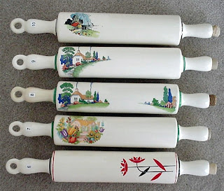 The Compulsive Collector: Collectible China Rolling Pins by Harker
