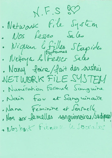 ACRONYMES: NFS / Numération Formule Sanguine