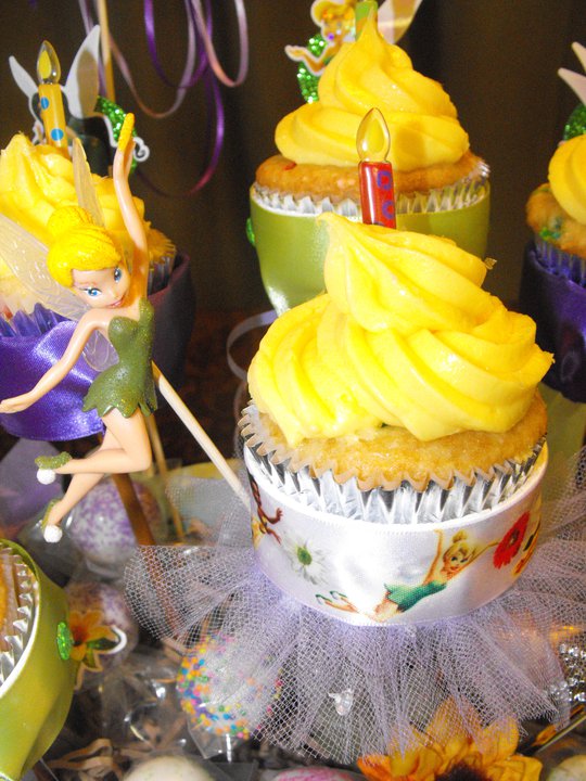 Curly Top Cupcakes....: " Tinkerbell " Cupcake Bouquet