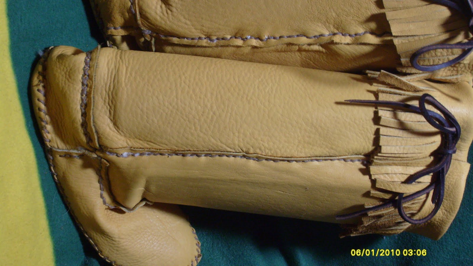 Handmade Leather items: Plains Man Full boot elk hide
