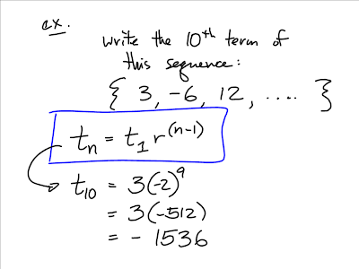 0809 Grade 12 Pre-Calculus Math: Geometric sequences