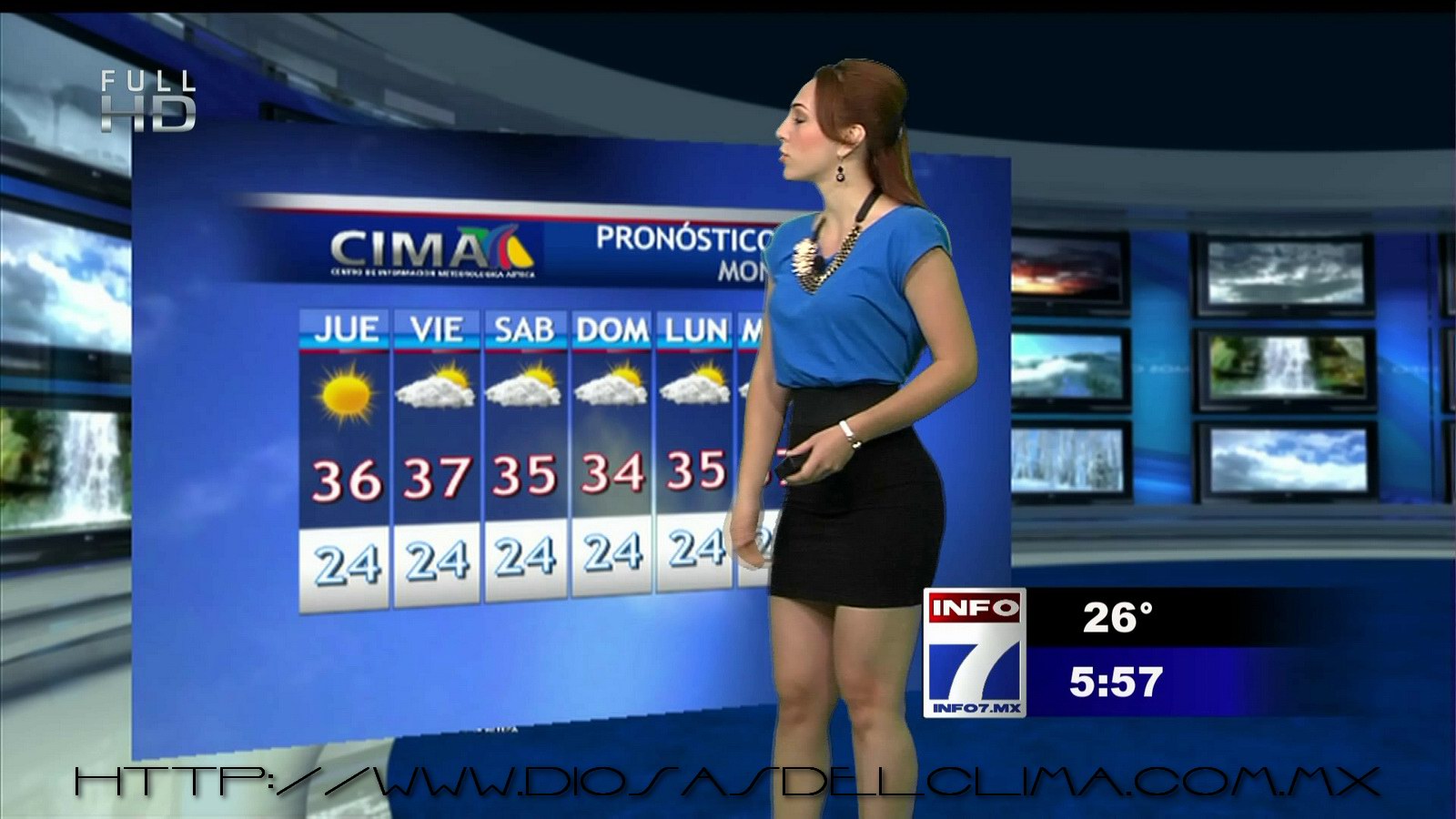 Las diosas del clima: Prissila Sanchez - Desde Info 7