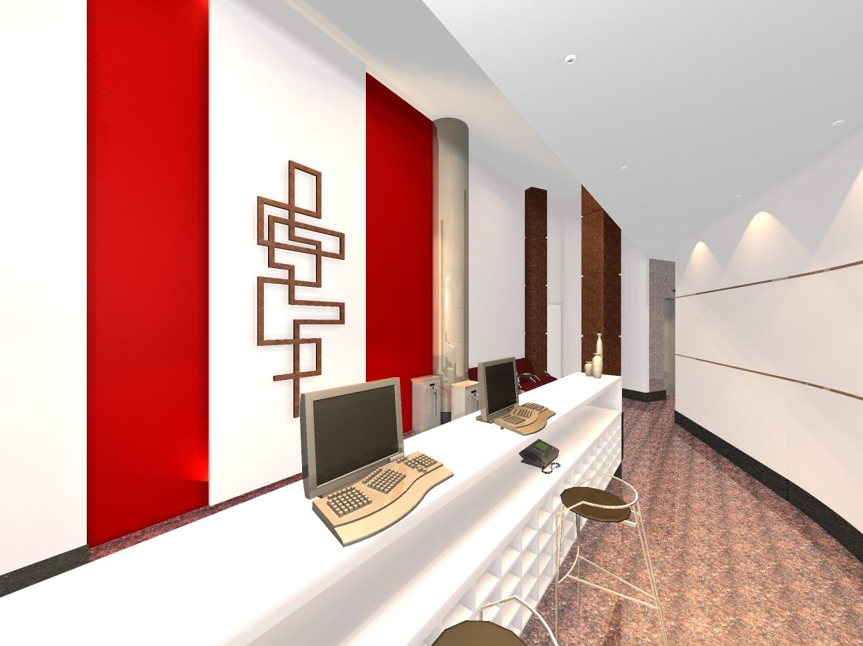 Magali Bouchardet: HALL ENTRADA EDIFÍCIO Officenter - Centro BH.MG