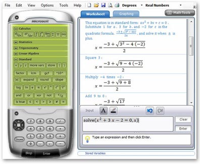 Microsoft Math: Software Belajar Matematika | Catatan Seorang Hamba