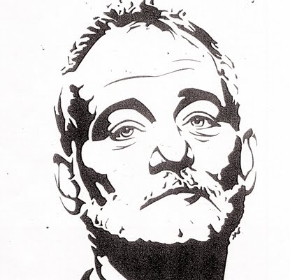Bill Murray Stencil