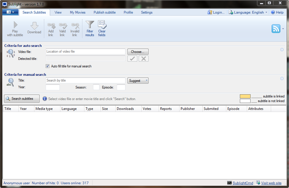 Introducing Sublight, A Fantastic Movie Subtitle Search Engine and ...