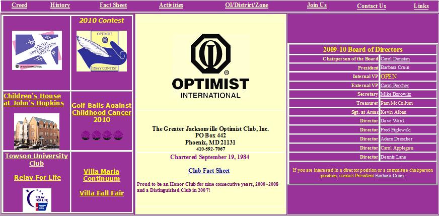 Experience Optimism: September 2010