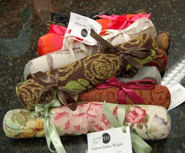 Ridgewood Needlepoint Blog: Using a Frame Weight