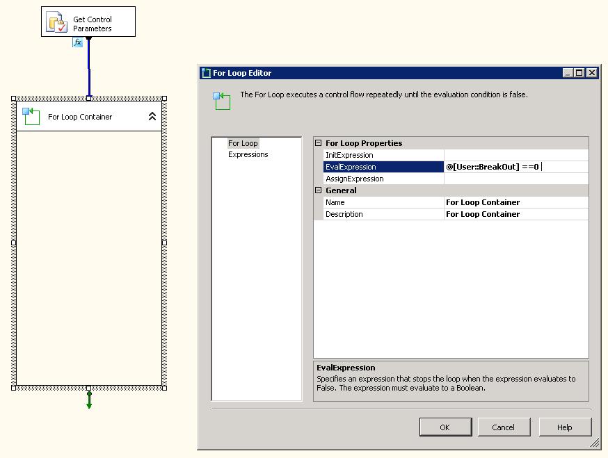 sql solace: SSIS Contol Flow - For Loop with Breakout sql solace: SSIS Contol Flow - For Loop with Breakout