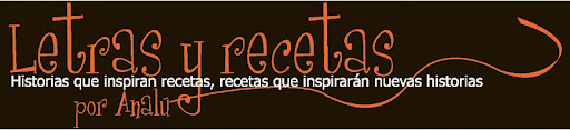 Letras y recetas