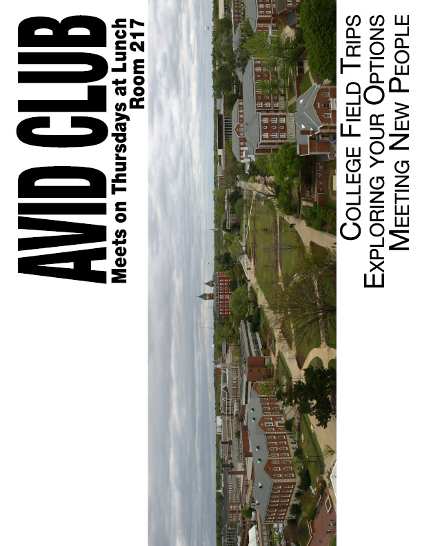 365 Design: Day 284: AVID club Posters