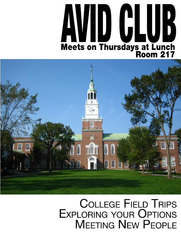 365 Design: Day 284: AVID club Posters