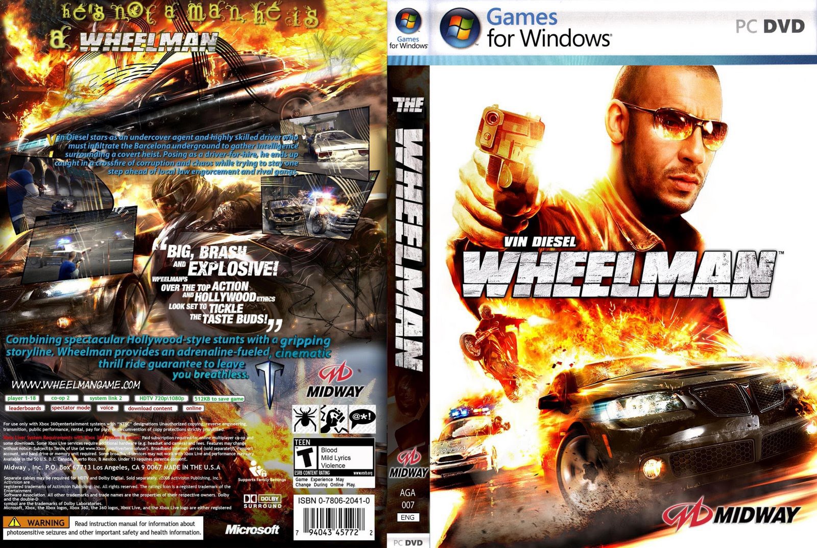 Capas, Filmes e Games: The Wheelman