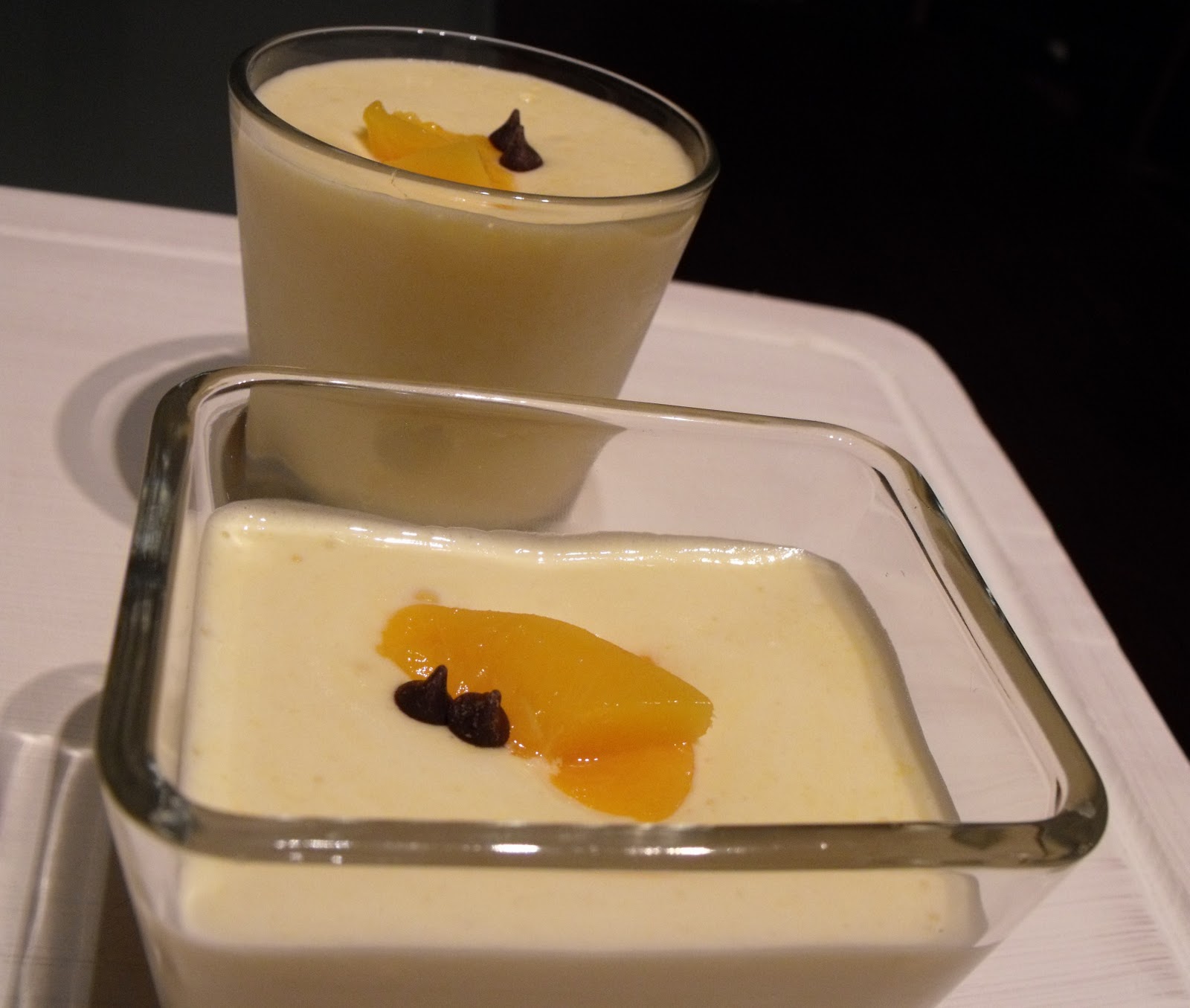 Mousse de melocotón | Cocinar es ponerse