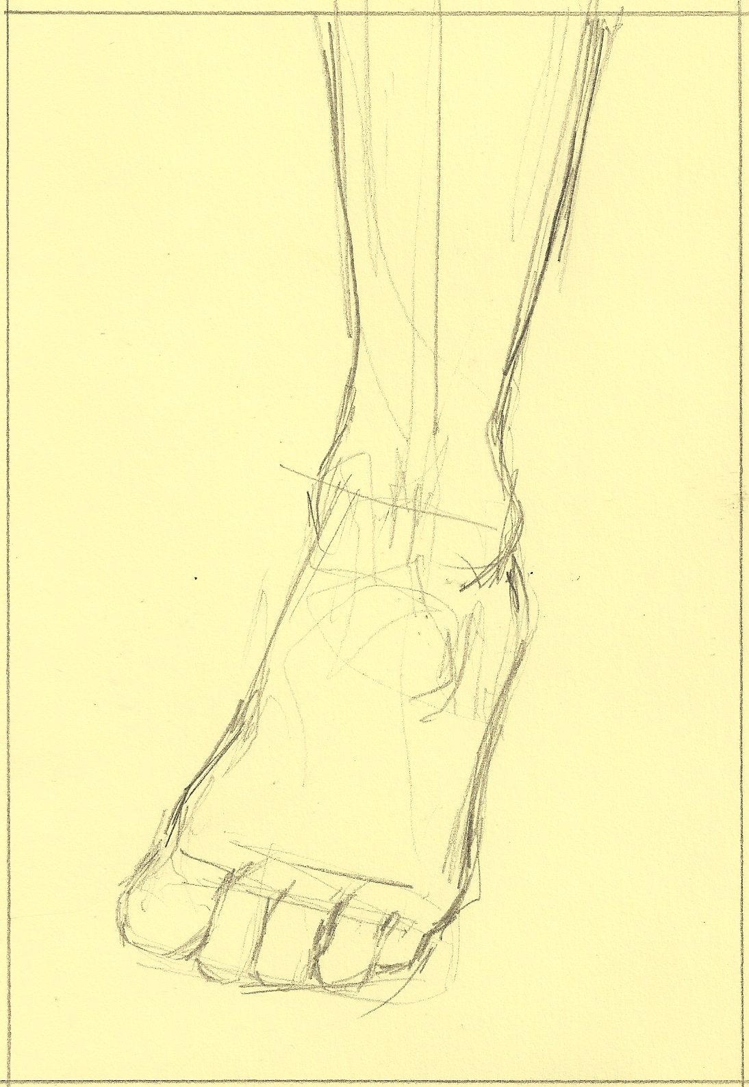 Figure Drawing: How to Draw a Foot