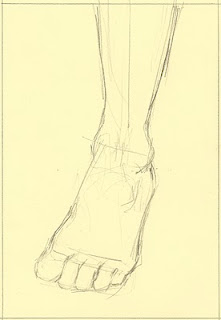 Figure Drawing: How to Draw a Foot