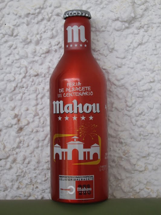 LATAS Y BOTELLAS DE JUAN CRUZ: Nueva Botella MAHOU "III Centenario ...