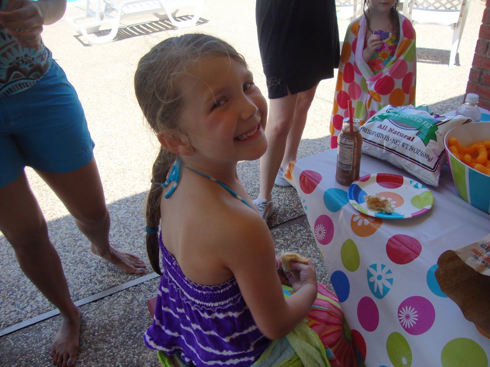 The Huff Family: Preschool Pool Party