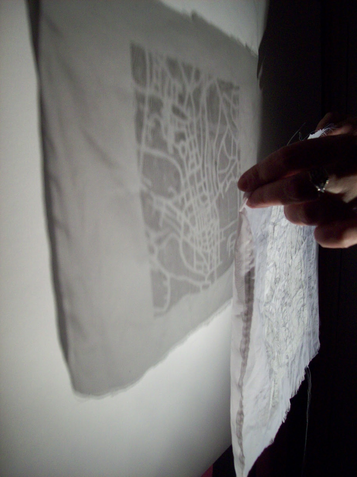 MAISIE DANIELS: Shadows From Printed Fabric