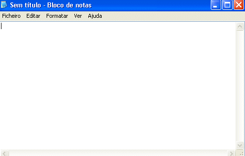 Biblio's Fanatic: Conhecendo o aplicativo Bloco de Notas...