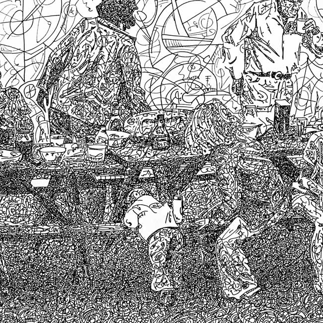 All Things Ruffnerian, a Design Blog and More: The Micro/Macro of a Drawing